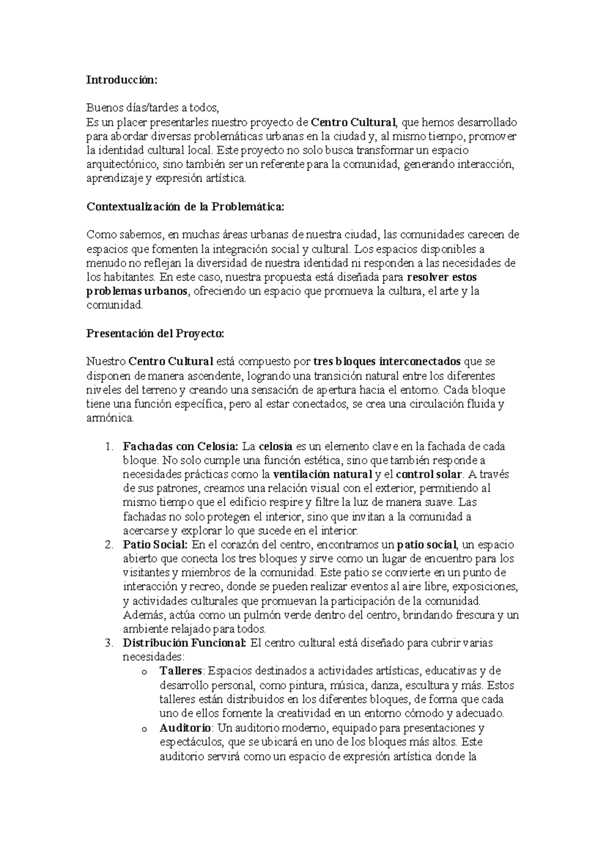 Guion EXPO Admin TALLER 10 DAAAAA - Introducción: Buenos días/tardes a ...