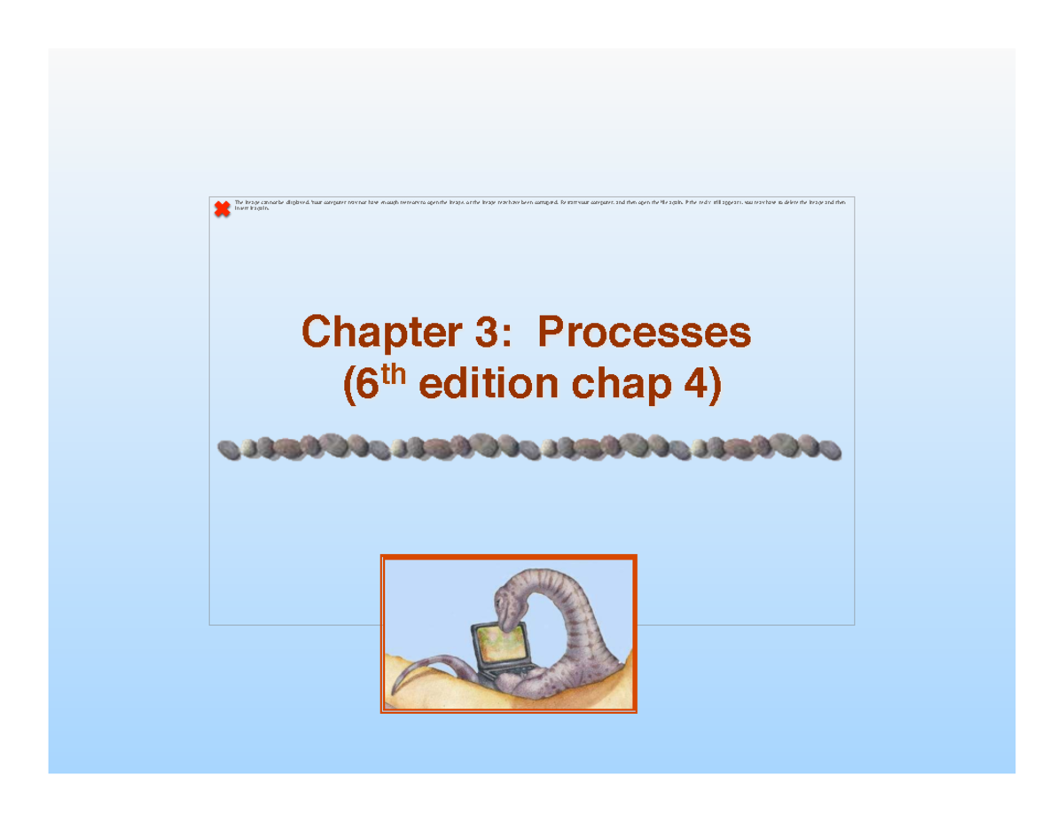 Ch03: Process Management in Operating Systems - Silberschatz et al. - Studocu