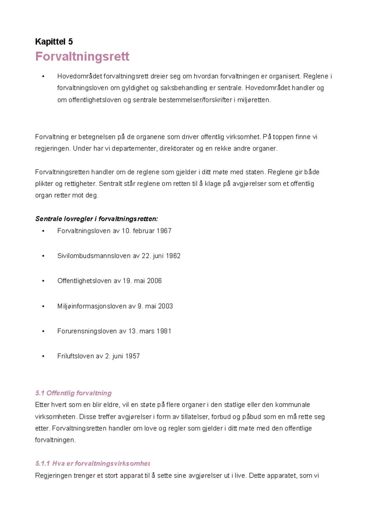 Rettslære 2 Vår 2024: Besvarelse av Skriftlig Eksamen med Karakter 6 - Studocu