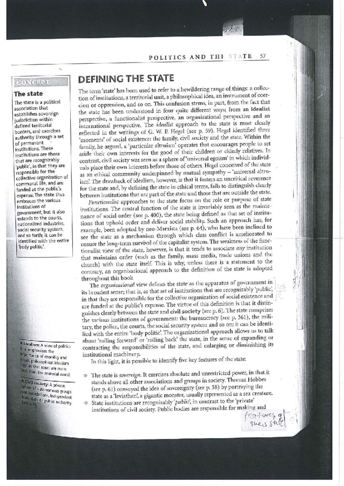 KONCER: Understanding the State and Sovereignty - Studocu