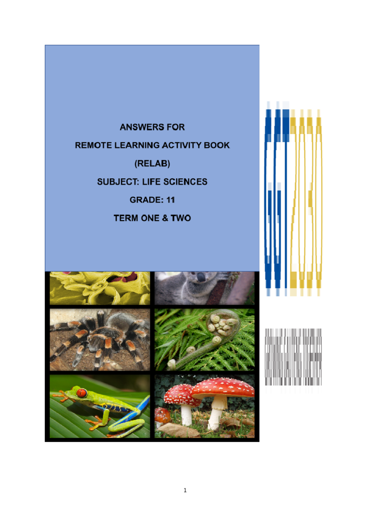 Gr.11 Life Sciences Term 1 & 2 Answers for Remote Learning Guide - Studocu