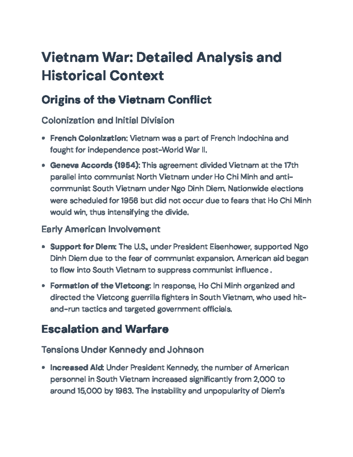 Vietnam War: Comprehensive Analysis of Key Events and Impacts - Vietnam ...