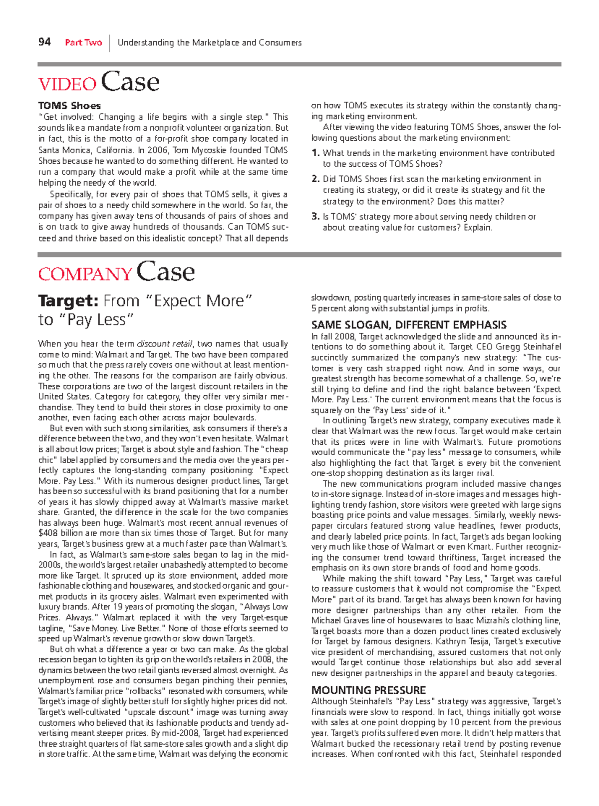 Target Case Study: Adapting Strategies in a Changing Retail Environment - Studocu