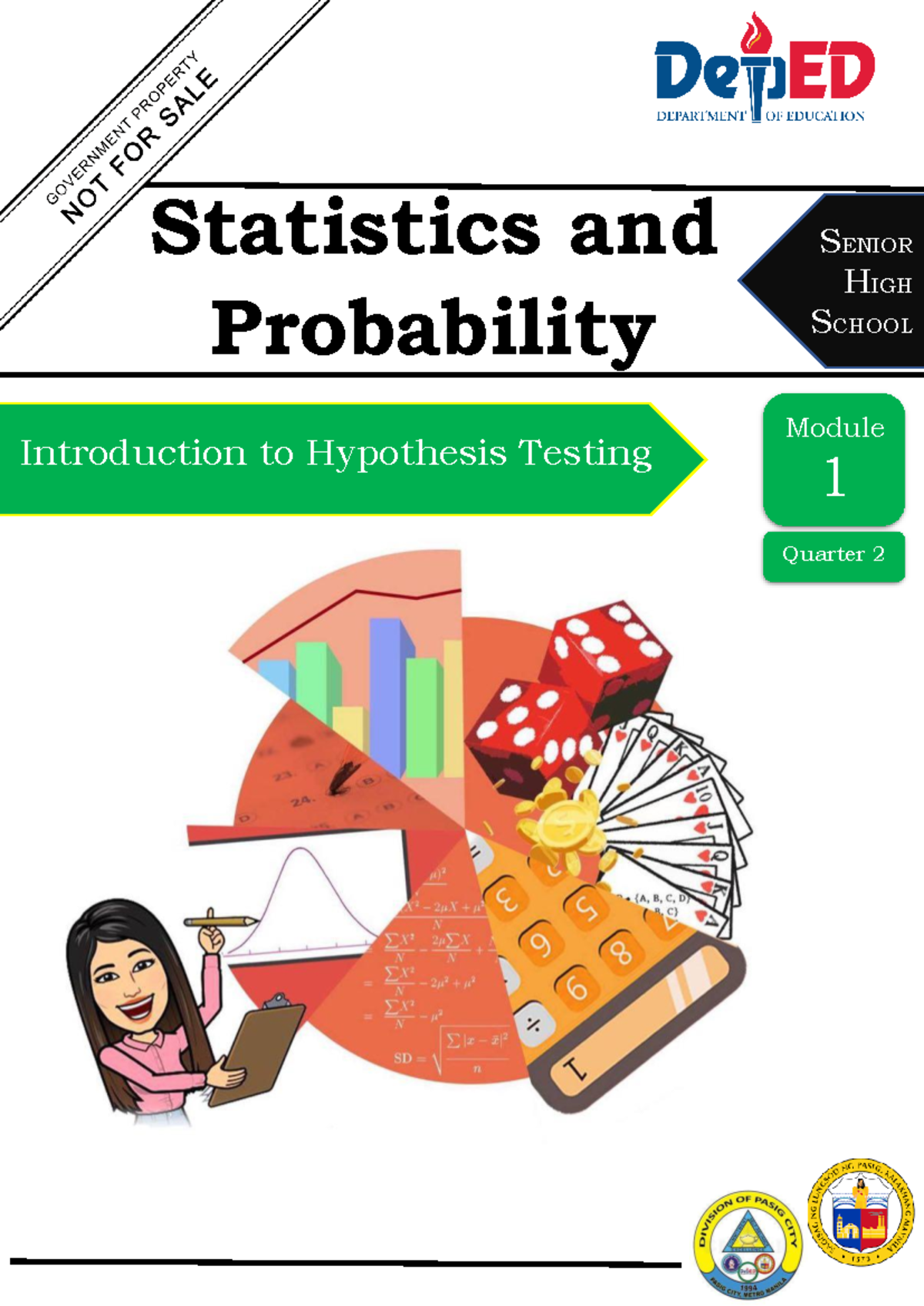 Statistics and Probability - Q2 M1: Intro to Hypothesis Testing - Studocu