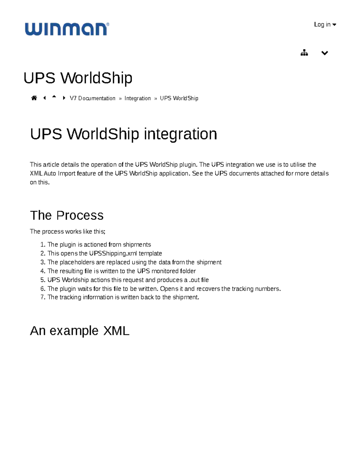 UPS WorldShip V7 Integration Guide: XML Auto Import Process - Studocu
