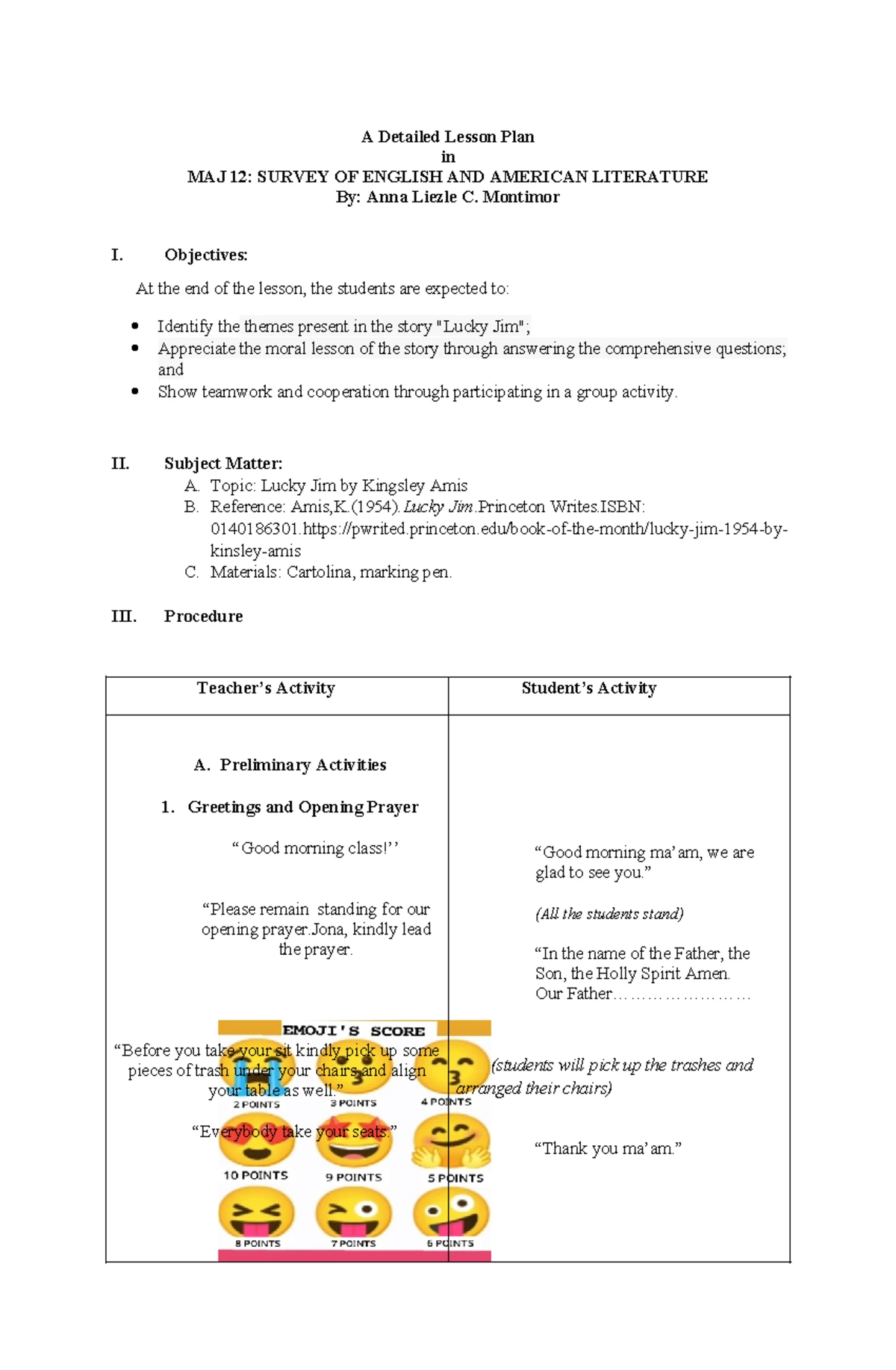 ENG9 - Detailed Lesson Plan on Gerunds and Their Functions - Studocu