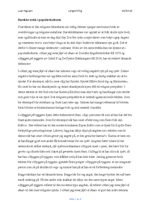 Språklige virkemidler - Språklige virkemidler Språklige bilder Eksempel Forklaring Sammenliknin ...