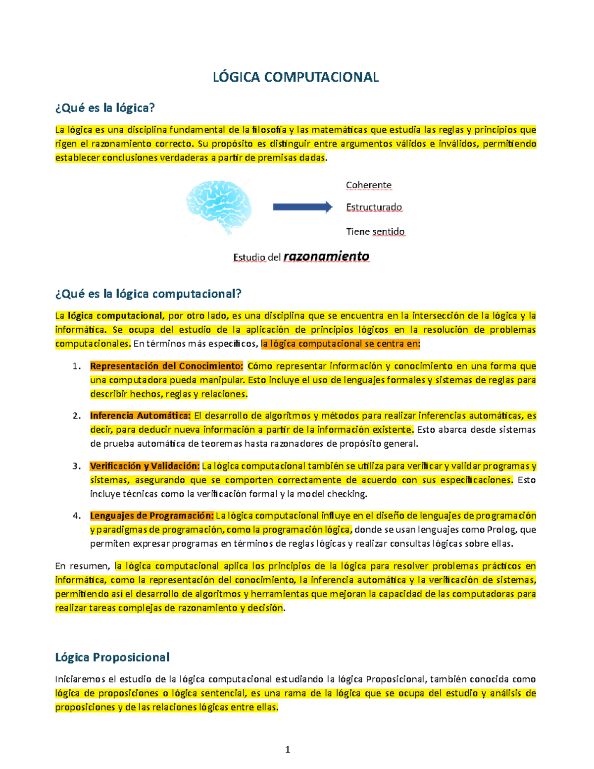 1 - Lógica Computacional: Fundamentos y Aplicaciones en Informática ...