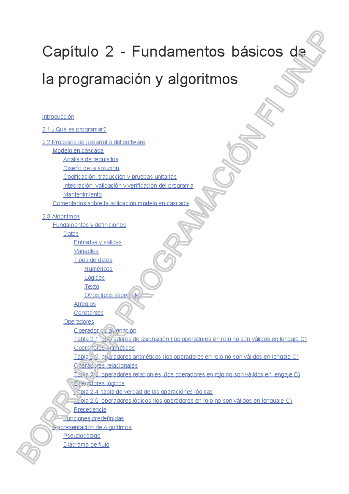 Capítulo 2 - Fundamentos de Algoritmos y Programación Estructurada - Studocu