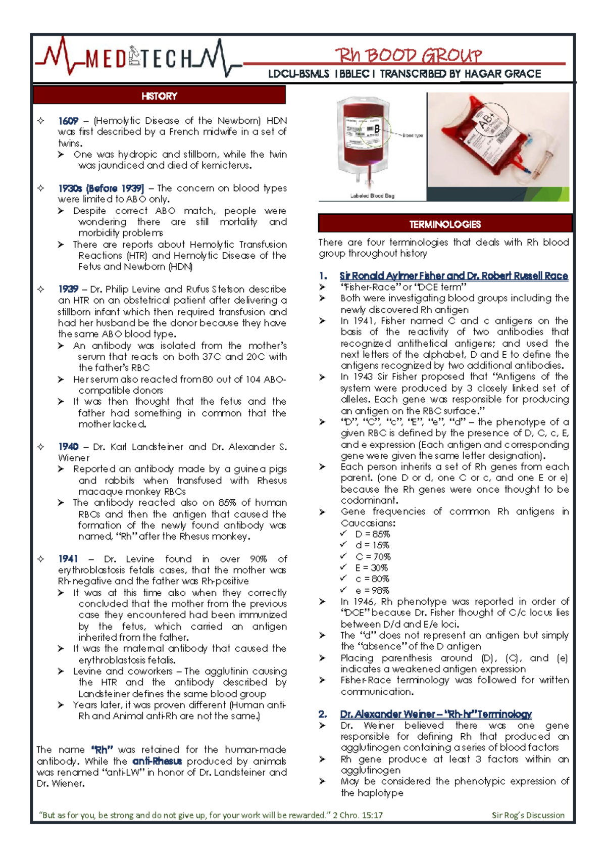 BBLEC Midterm-Final Exam Notes on Hemolytic Disease and Blood Groups ...