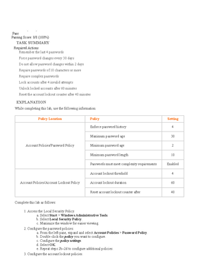 Discover rogue dhcp server - Lab Report Lab Report Time Spent: 03: Score: 2/4 (50%) Not Passed ...