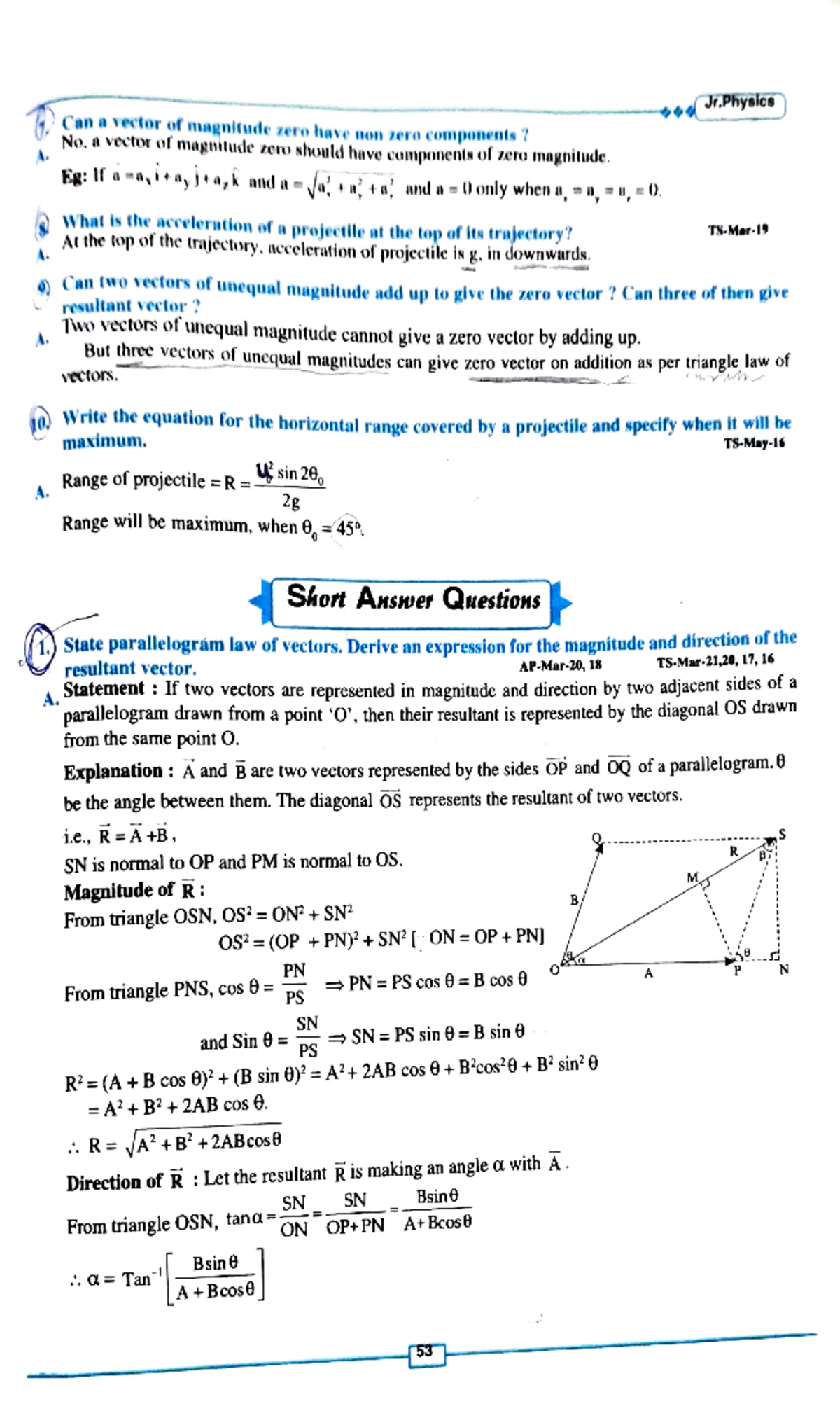 JT.Physlcs: Understanding Vectors, Projectile Motion & Relative Motion ...