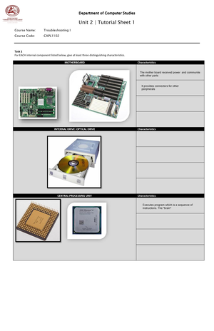 CAPE Computer Science - Syllabus - CARIBBEAN EXAMINATIONS COUNCIL ...