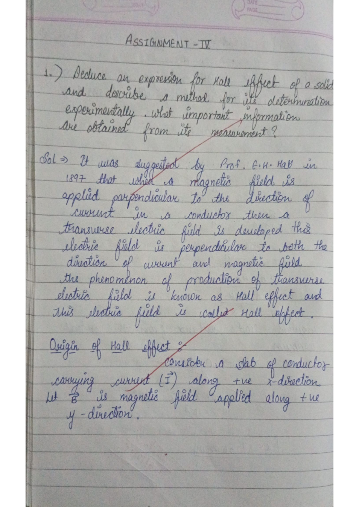 Hall Effect and Solar Cell Analysis - PHYS 3677 - Studocu