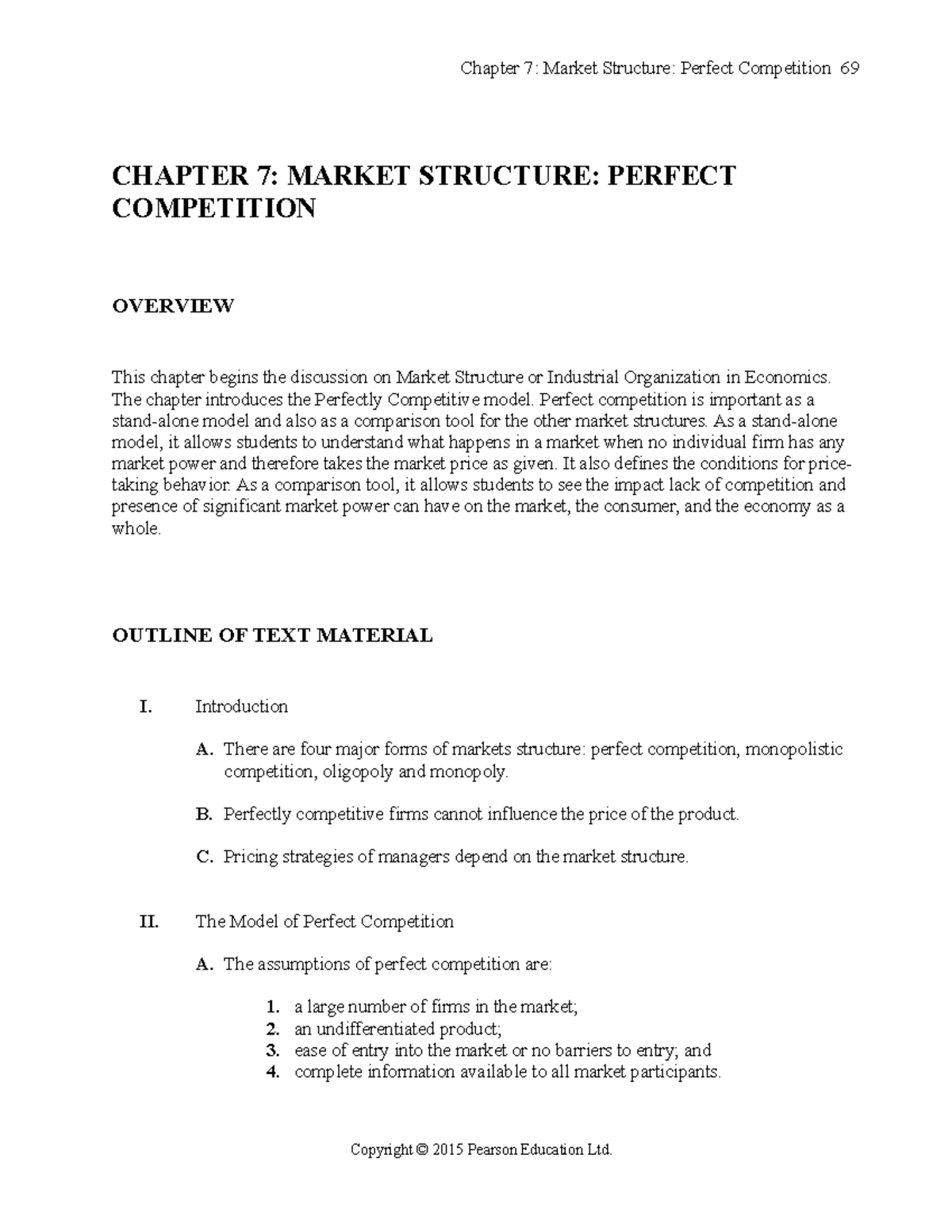 Chapter 7 - Perfect Competition: Key Concepts and Analysis - Studocu