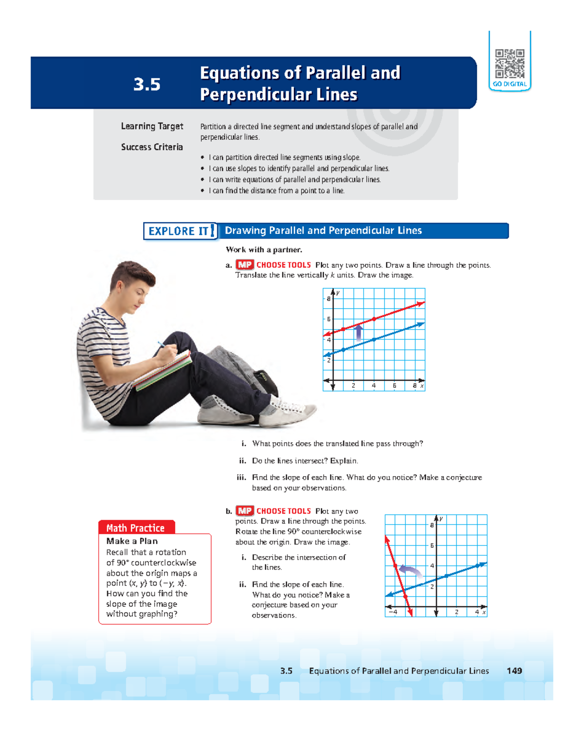 Section 3 - 3.5 notes. - 3 Equations of Parallel and Perpendicular ...