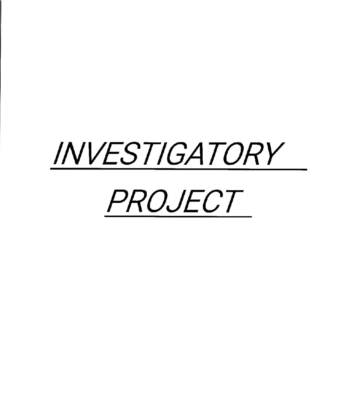 Chemistry Investigatory Project: Methods of Water Purification (Class ...