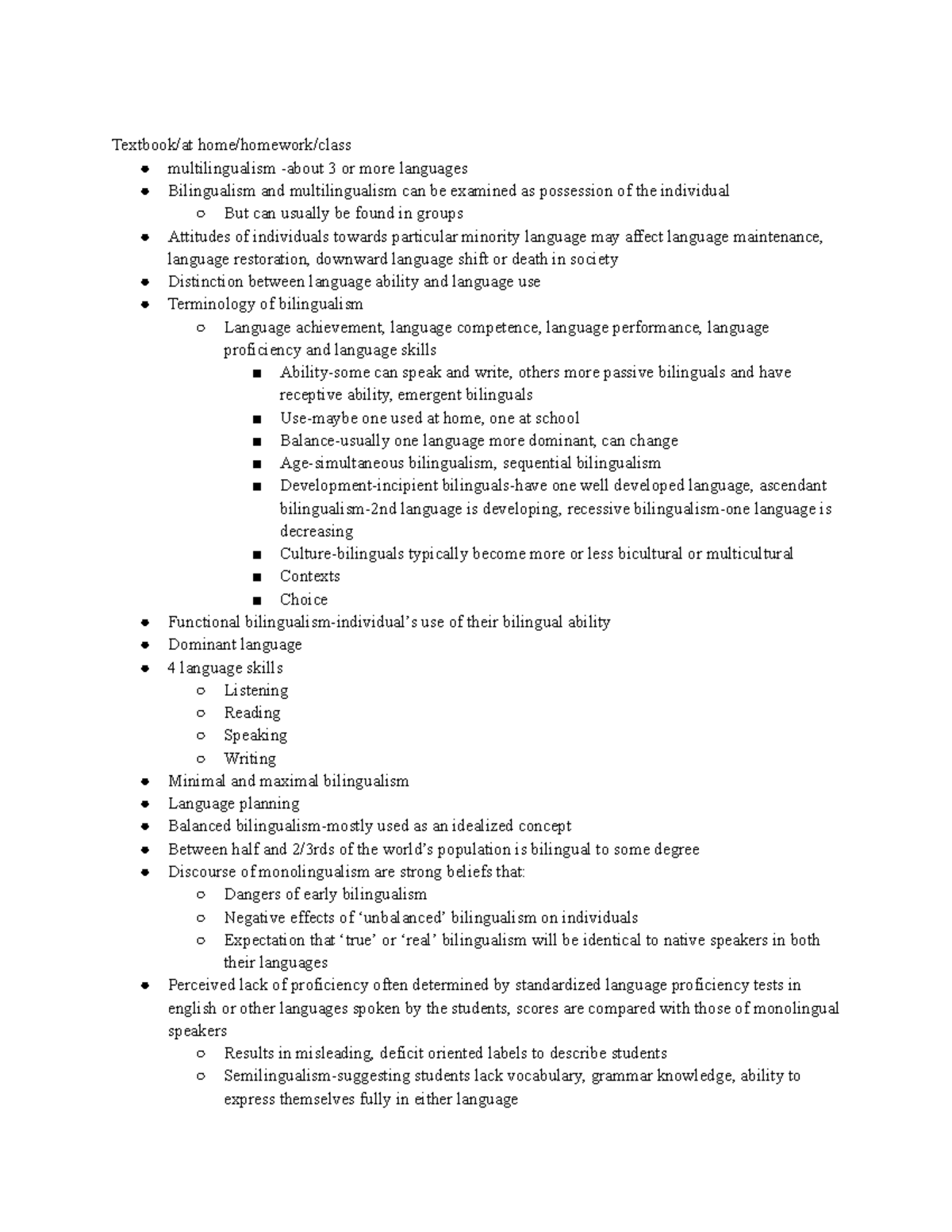 Educ 52 notes - *Has all the material you need for the final ...