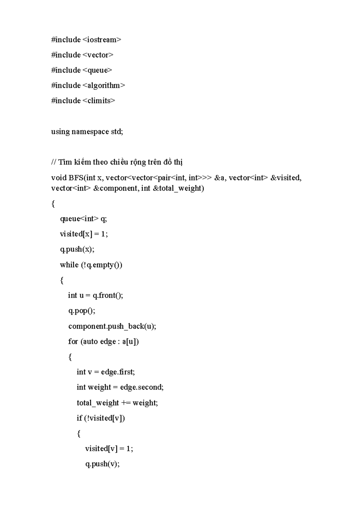 BFS Algorithm Implementation in Graphs - Bt2 - Studocu