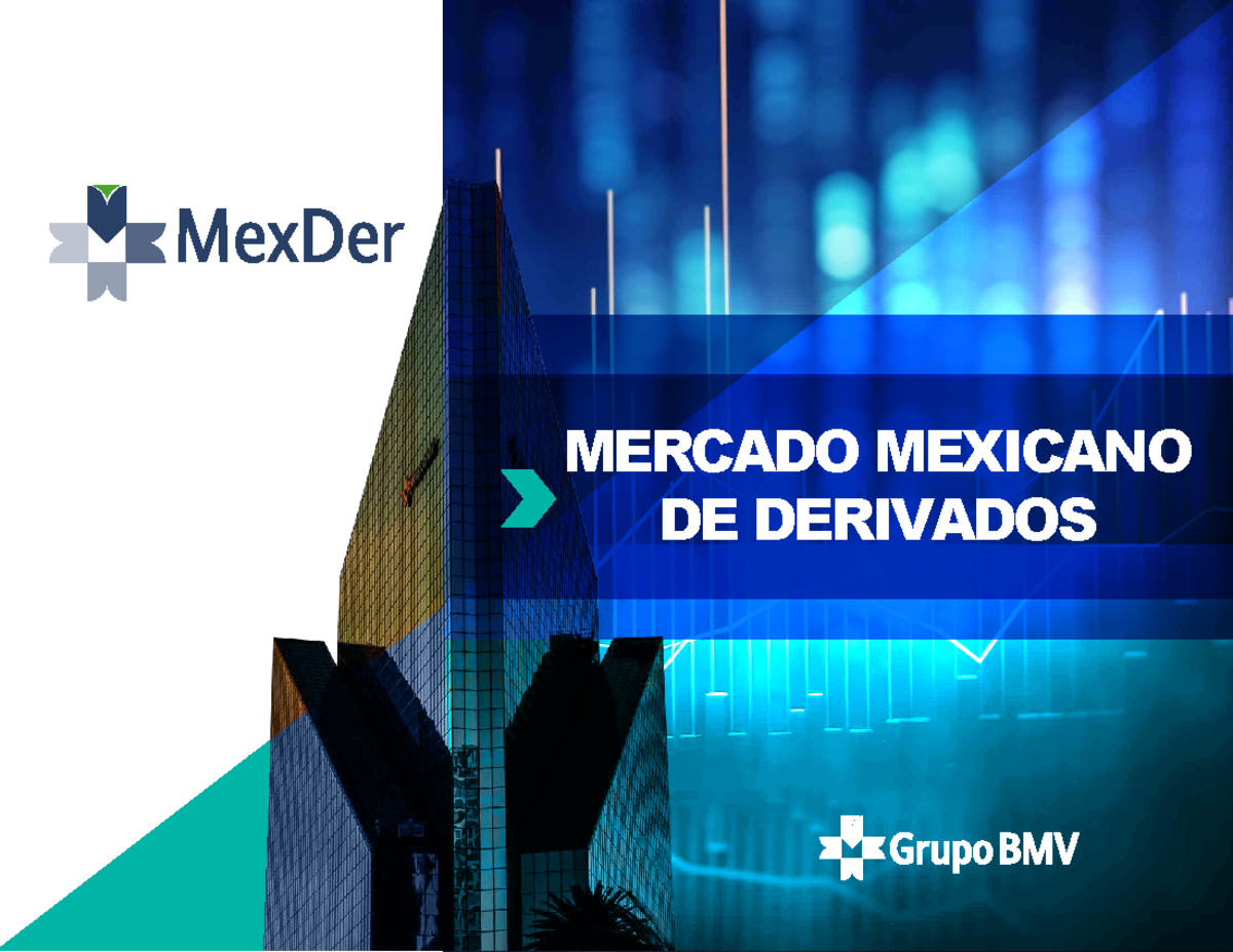 MERCADO MEXICANO DE DERIVADOS MEXDER: Evolución y Productos 1998-2024 ...