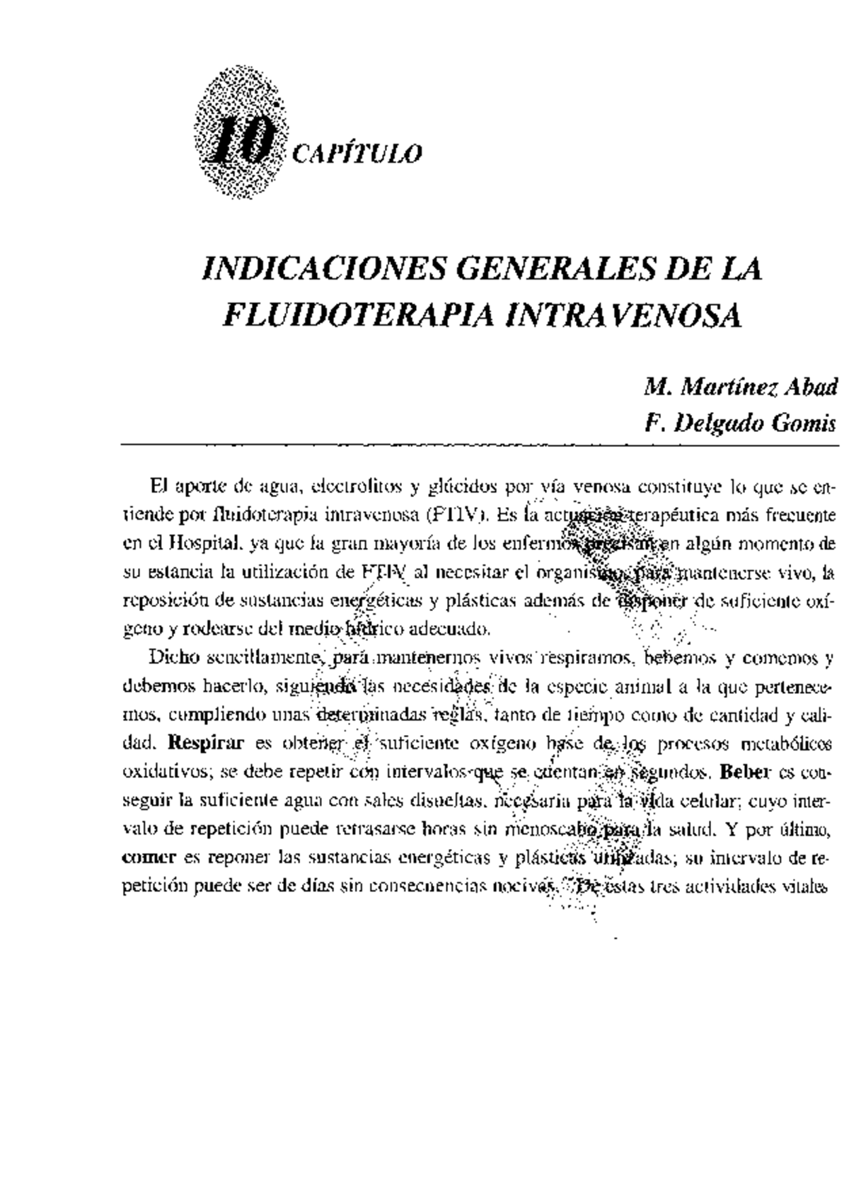 Indicaciones - fluidoterapeuticos - 14 CAPITULO INDICACIONES GENERALES DE LA FLUIDOTERAPIA - Studocu
