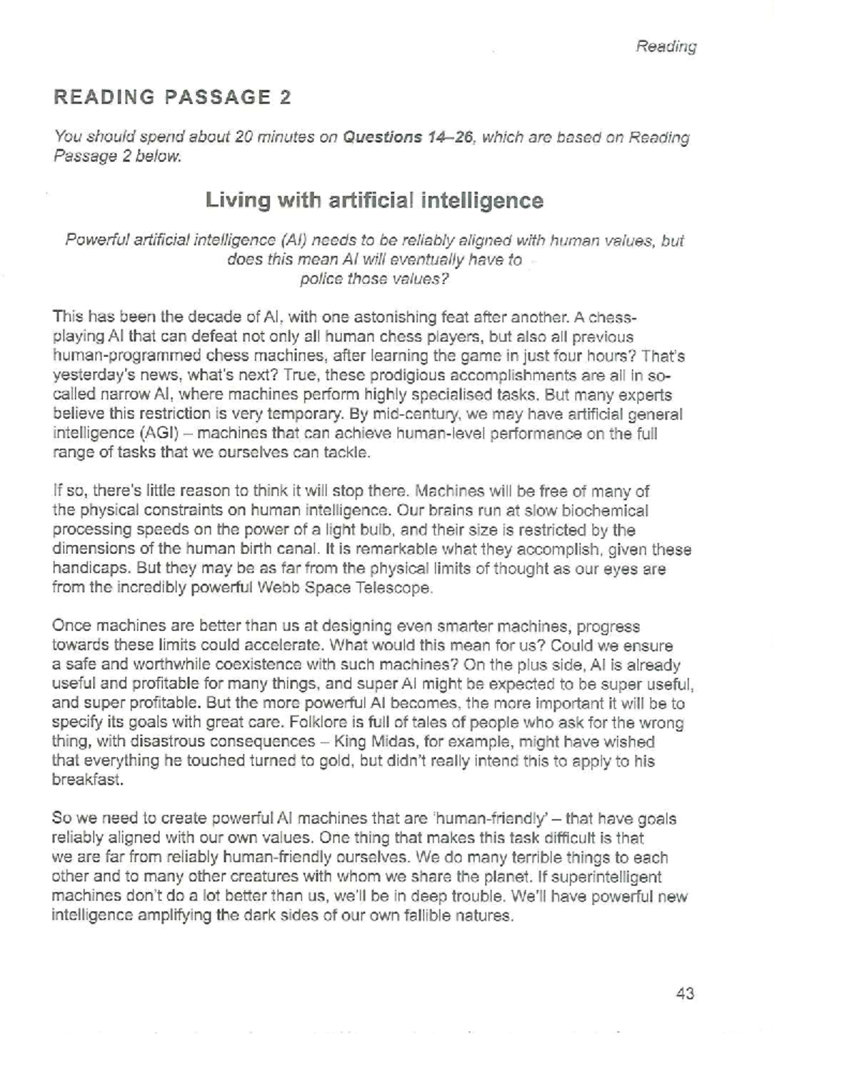 18-2-2 - Practice on Reading Passage 2: AI and Ethics - Studocu