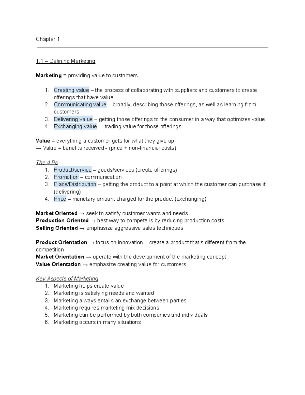 Marketing Midterm Review: Key Concepts and Strategies - Studocu