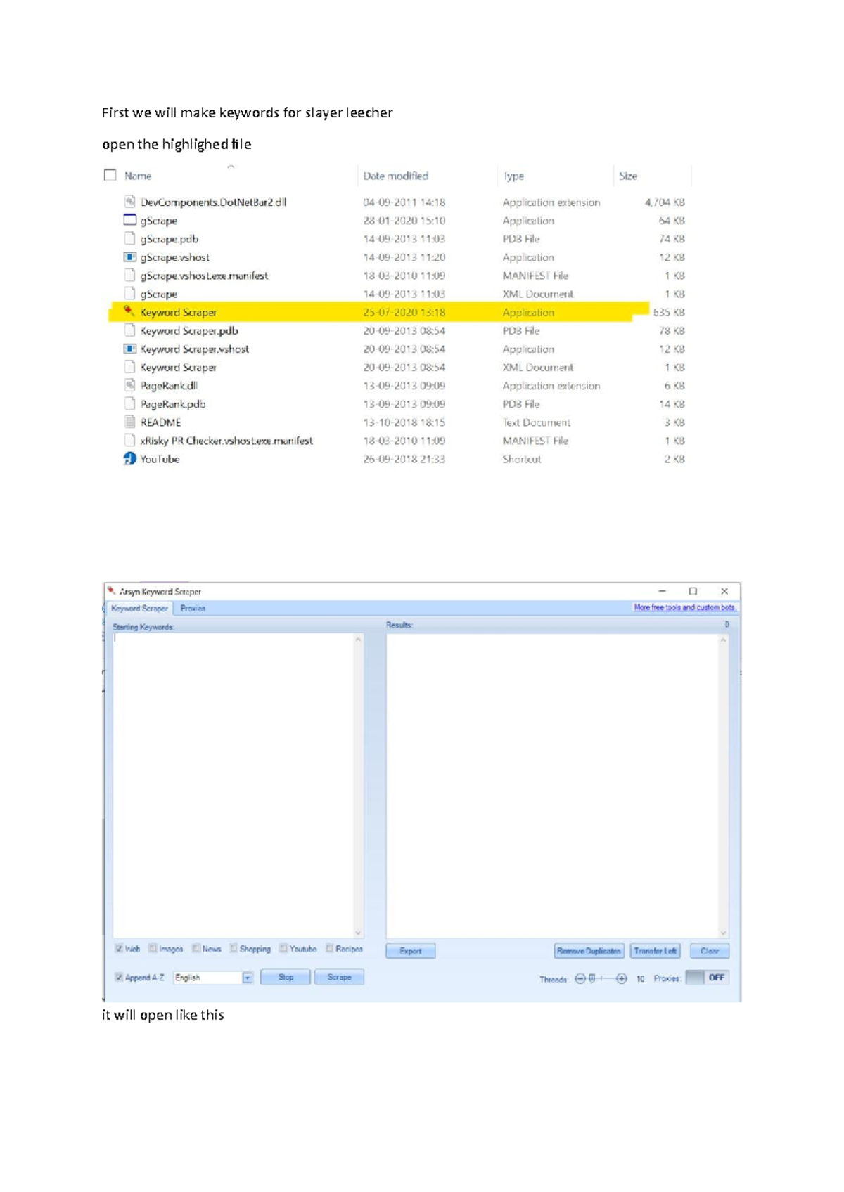 Creating Keywords for Slayer Leecher: Step-by-Step Guide - Studocu