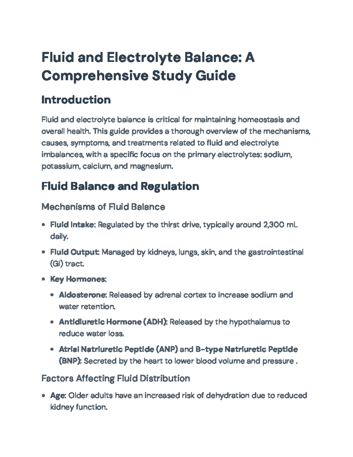 Adult Electrolyte Replacement Protocol Example for ICU MCLN 0006 J ...