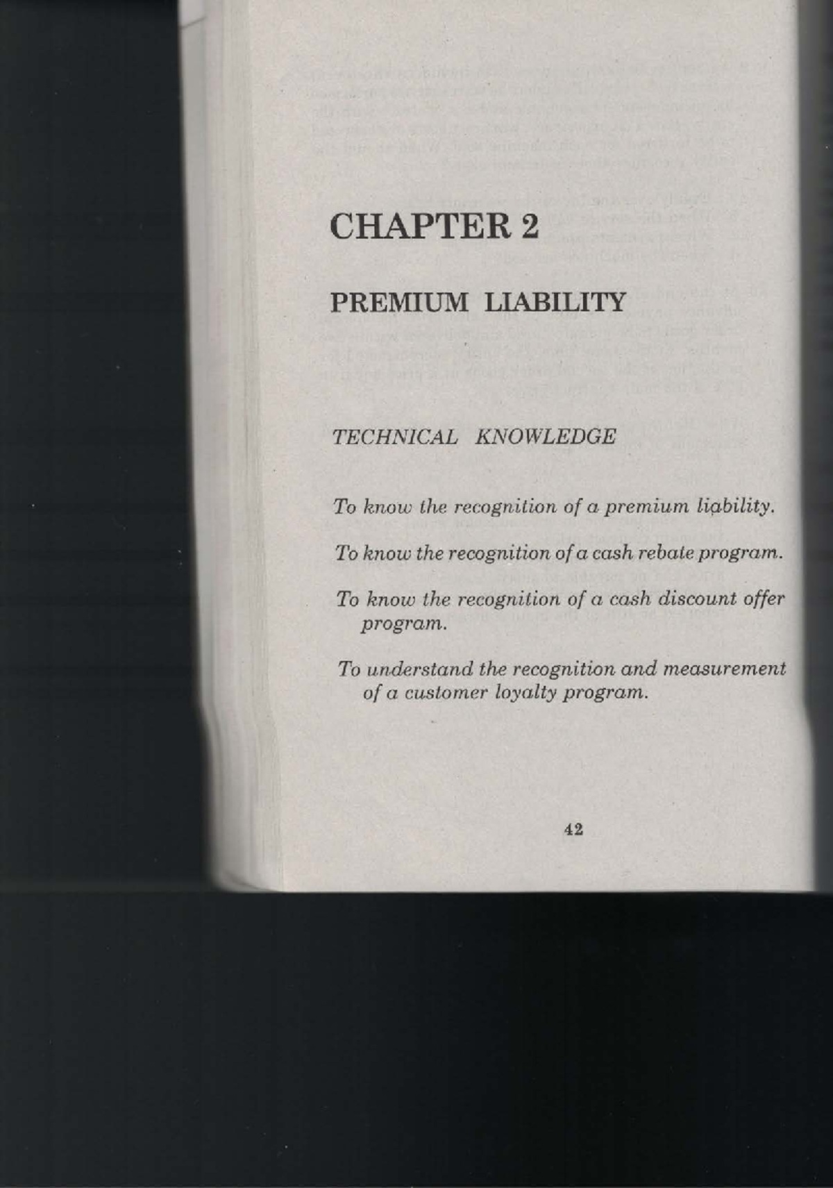 INTACC 2 Prelim Materials: Chapters 2-4 on Premiums and Liabilities ...