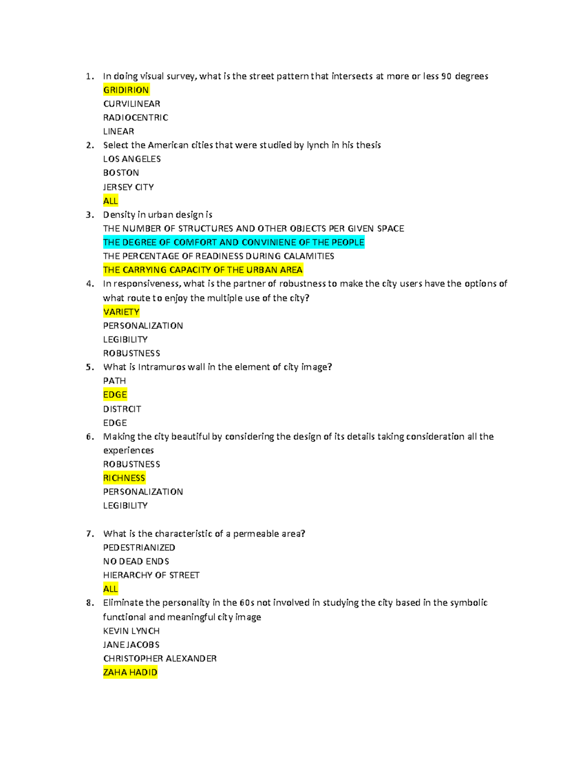 Planning-REV-Q: Lecture Notes on Urban Design Concepts and Principles ...