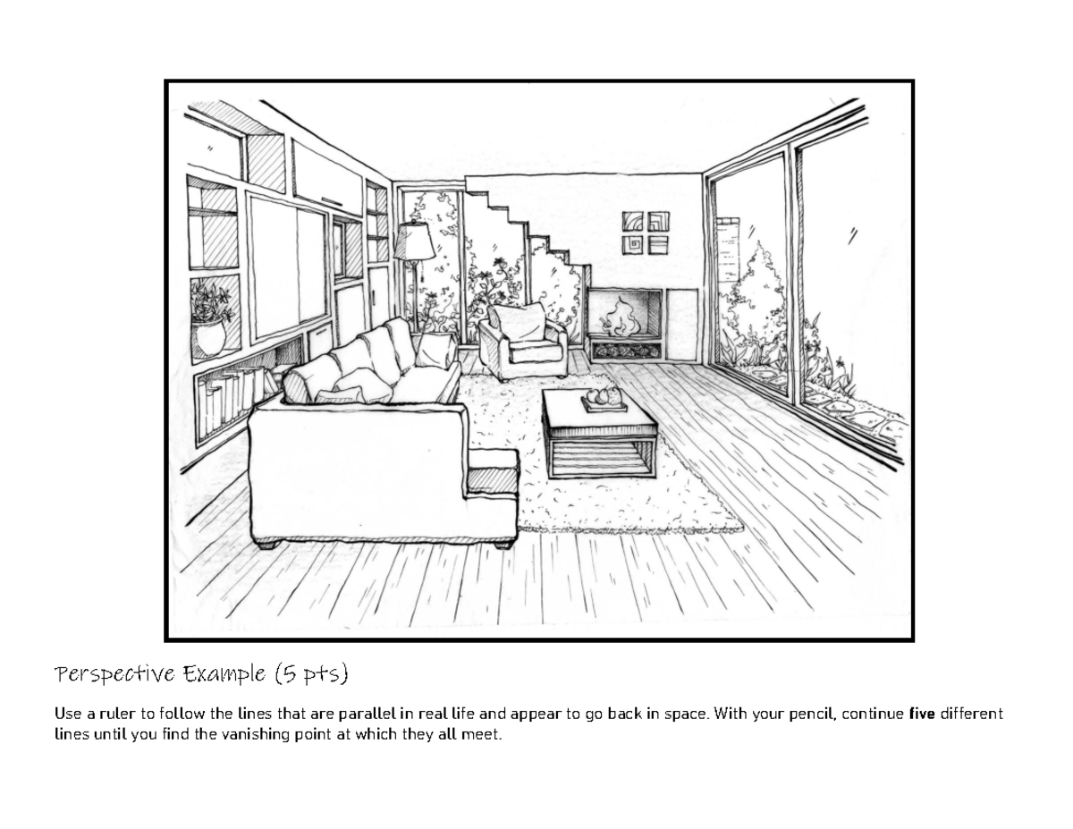 1 Point Linear Perspective Handout: Creating 3D Effects - Studocu