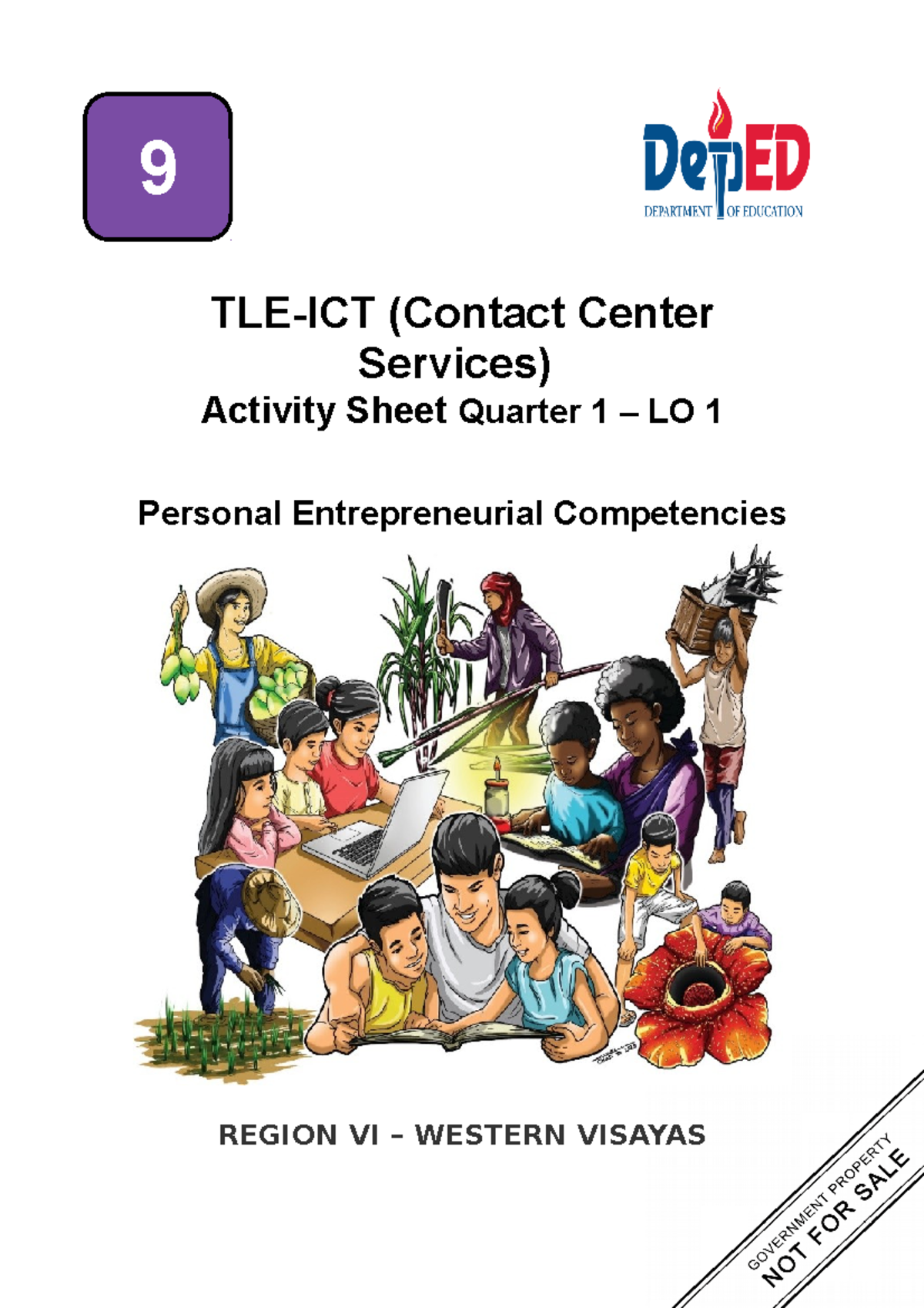 TLE 9 ICT Contact Center Services Q1 Activity Sheet 1 on PECs - Studocu