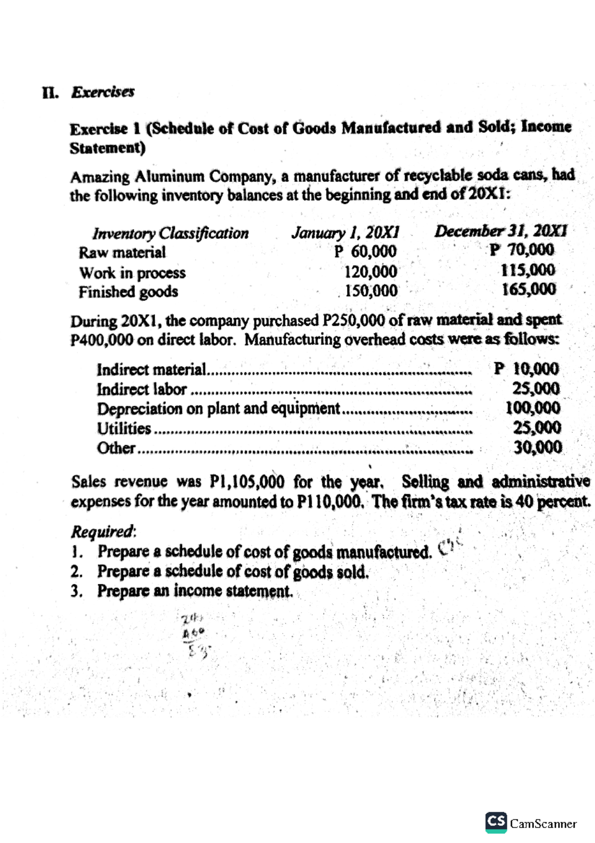 CS Cost Terms, Concepts & Classifications: Comprehensive Study Notes ...