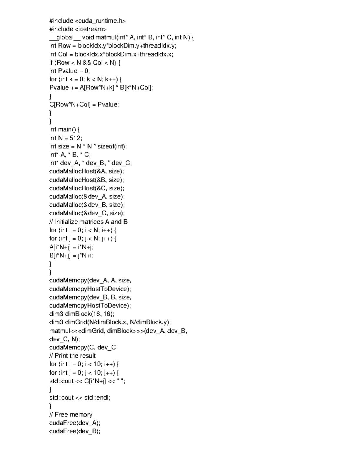 Grp A Assignment 4(b) - #include #include global void - Studocu