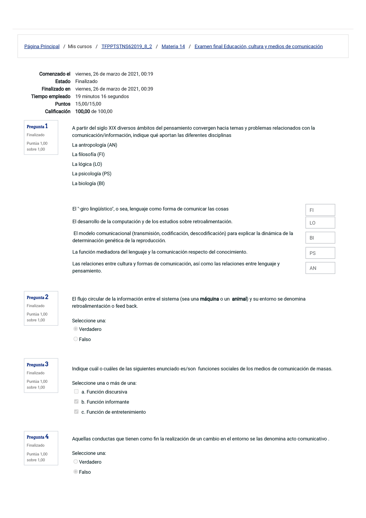 Examen Final TFPPTSTNS62019_8_2 sobre Educación y Medios de ...