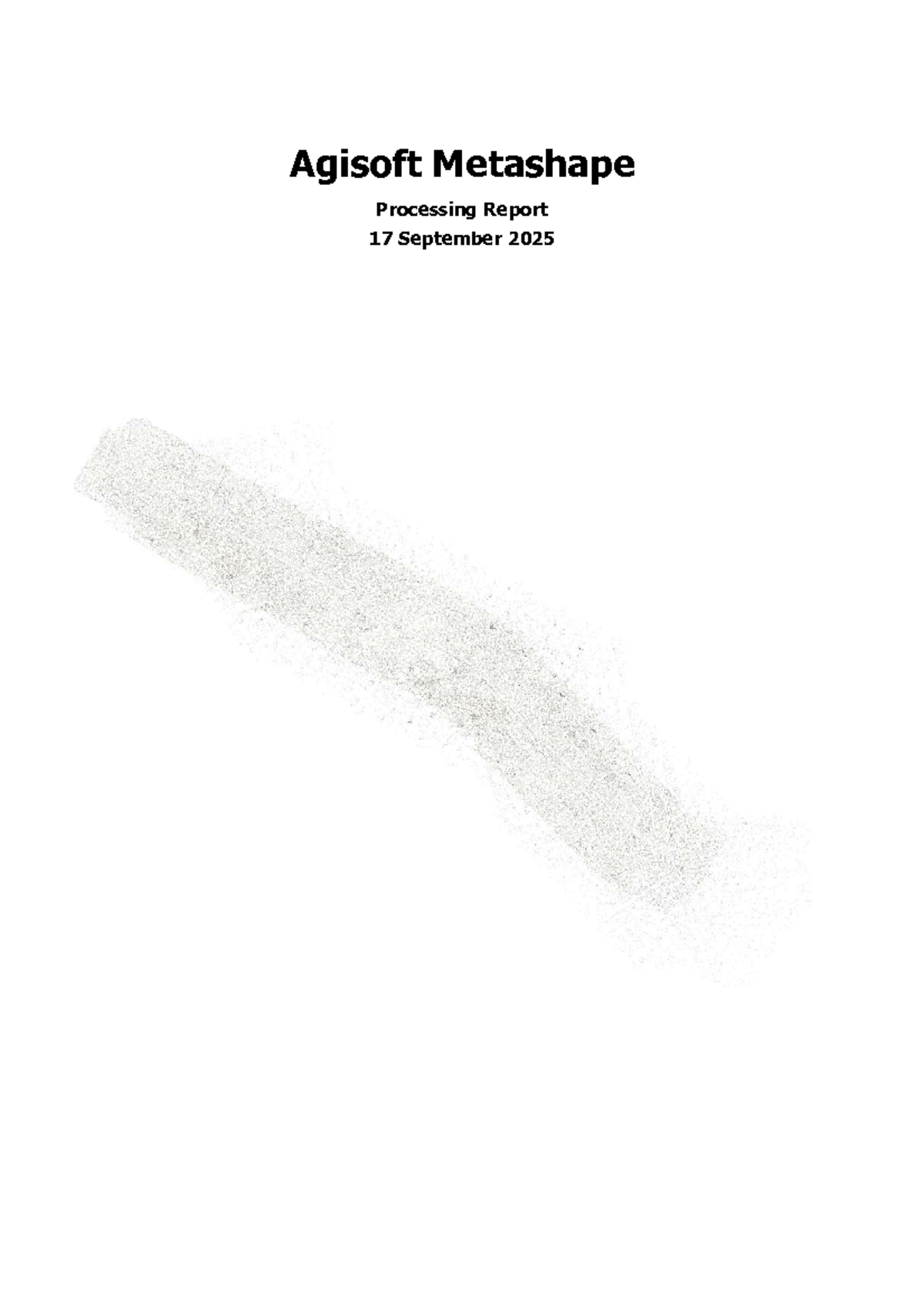 Agisoft Metashape Processing Report - Survey Data Analysis - Studocu