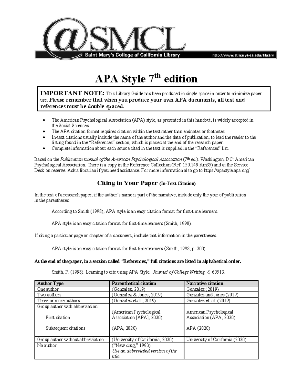 APA Style 7th Edition: Essential Guidelines for Citing Sources - Studocu
