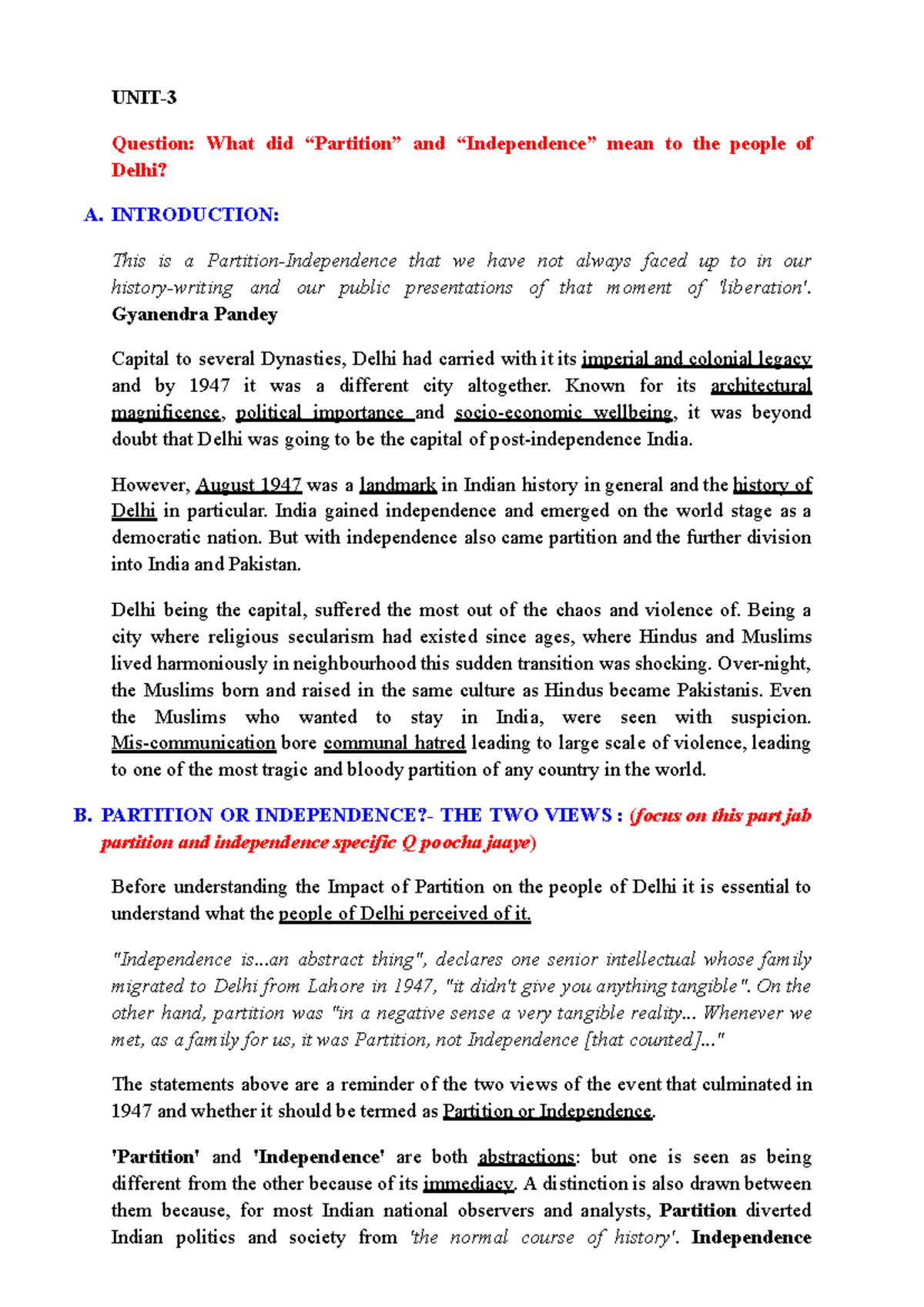 Partition of 1947: Delhi's Political, Economic & Social Aftermaths ...