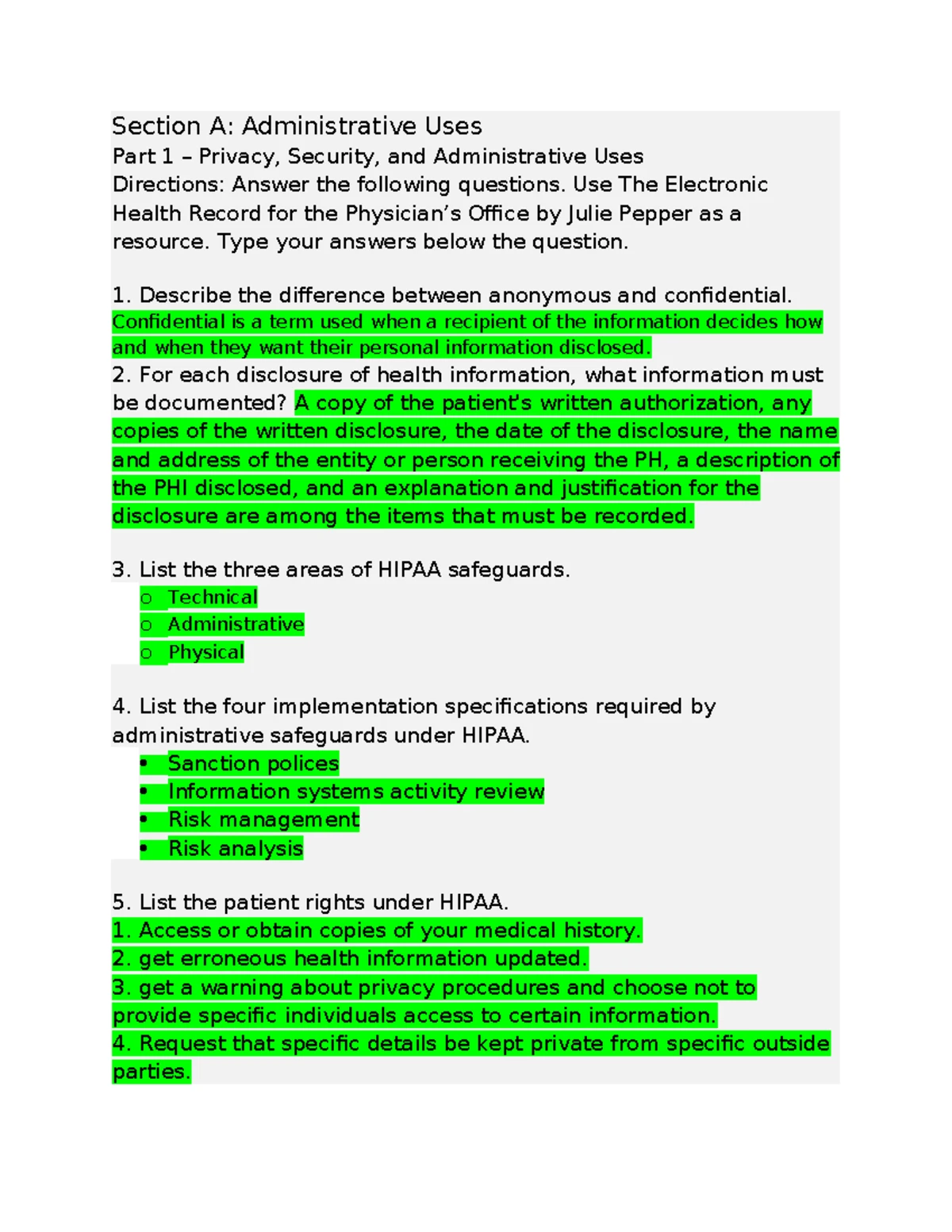 Week 4 Assignment Reimbursement Worksheet - MOA120 Electronic Health Records Week 4 ...