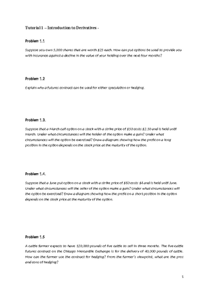 BAFI 1005 Financial Markets, Assessment Task 3 - QUESTION 1 (THE ...