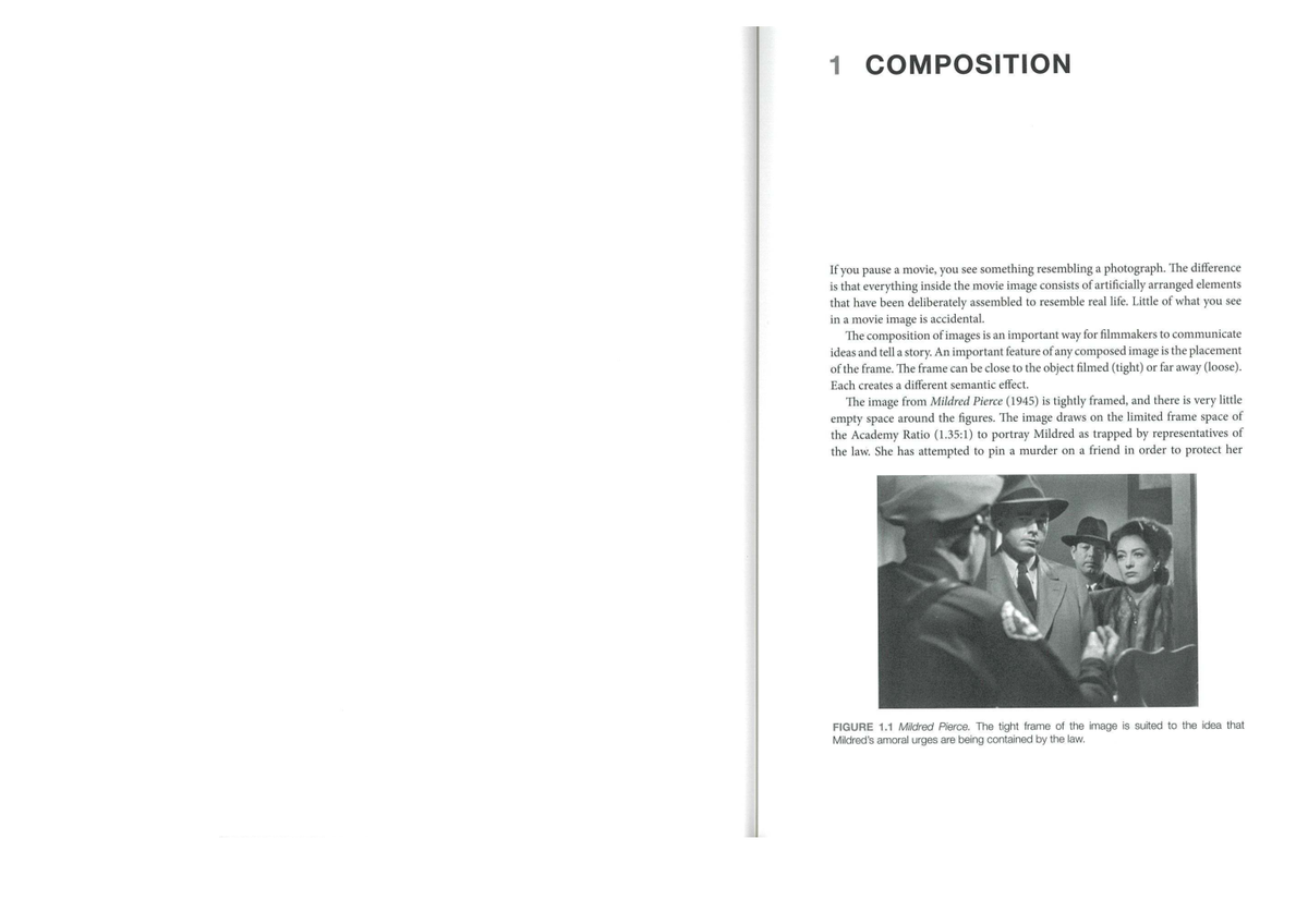 Film Analysis - Composition Techniques in Visual Storytelling (1) - Studocu