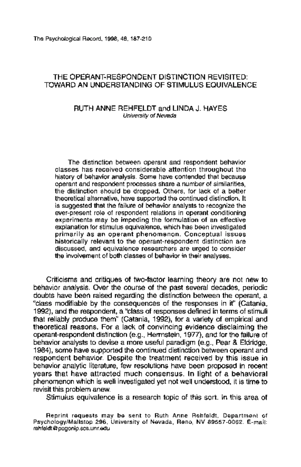 QABF - ABA Assessment Overview: Questions About Behavioral Functions ...