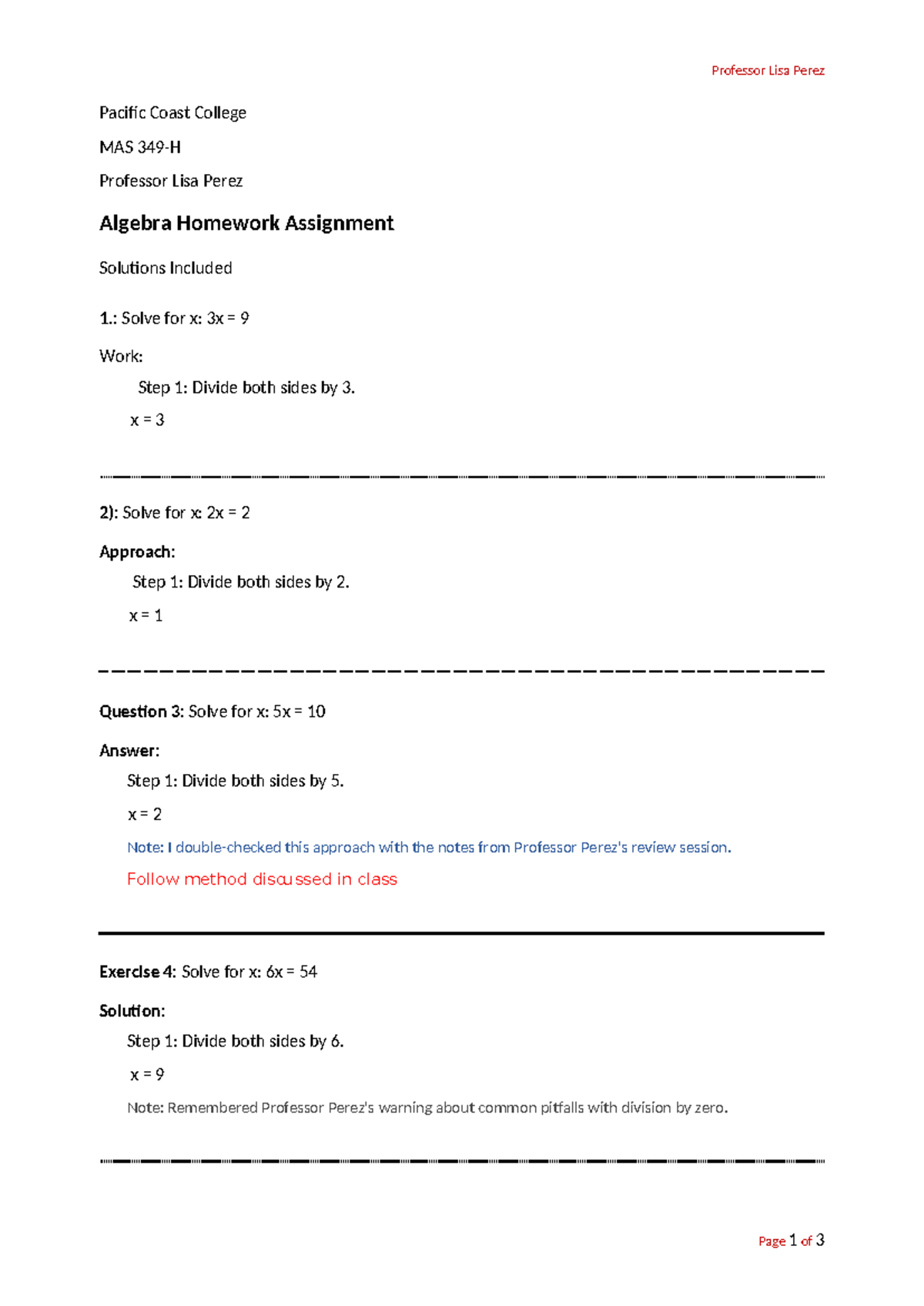 ALG 378-05: Algebra Homework Assignment Solutions & Notes - Studocu