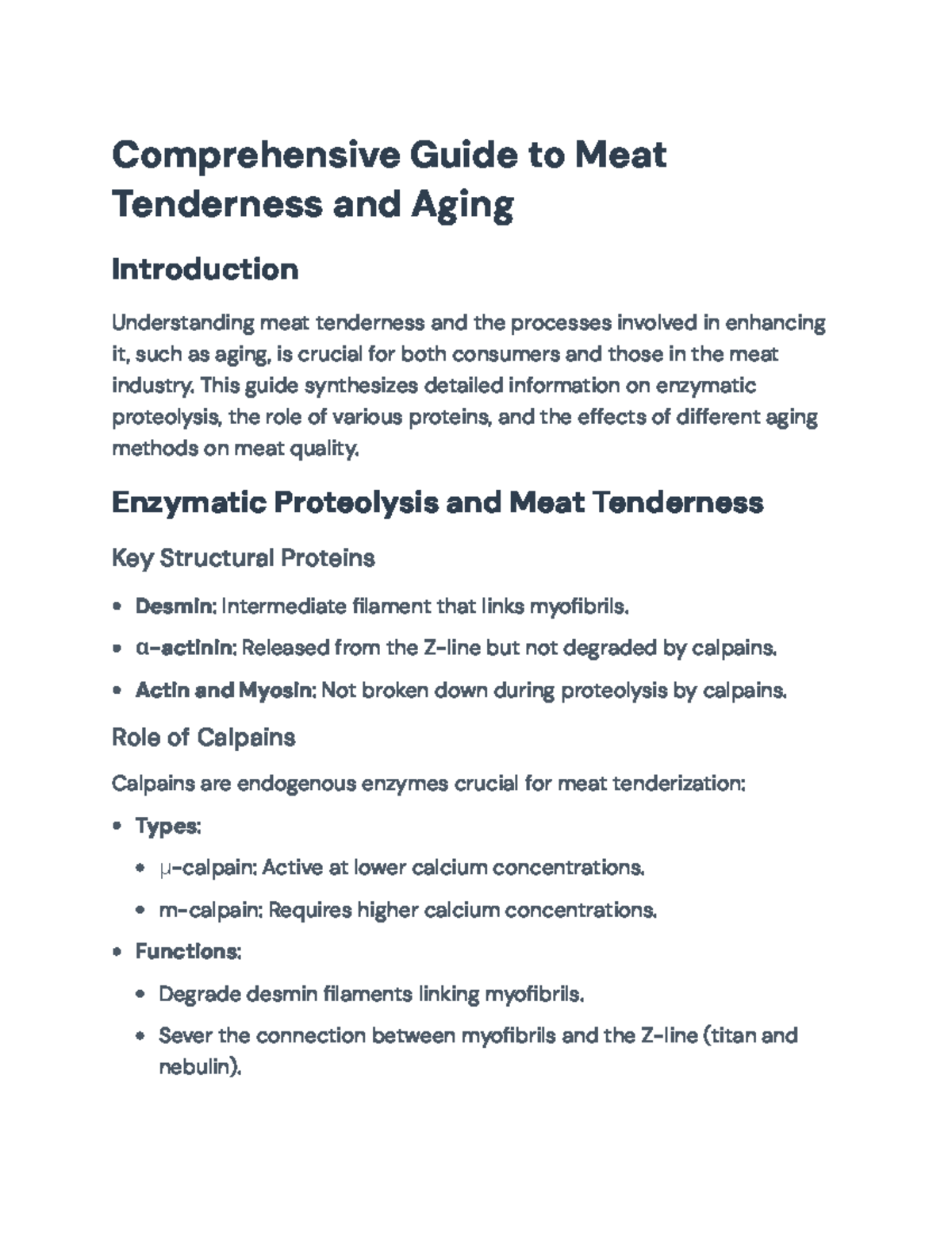 Comprehensive Guide to Meat Tenderness & Aging Techniques ...