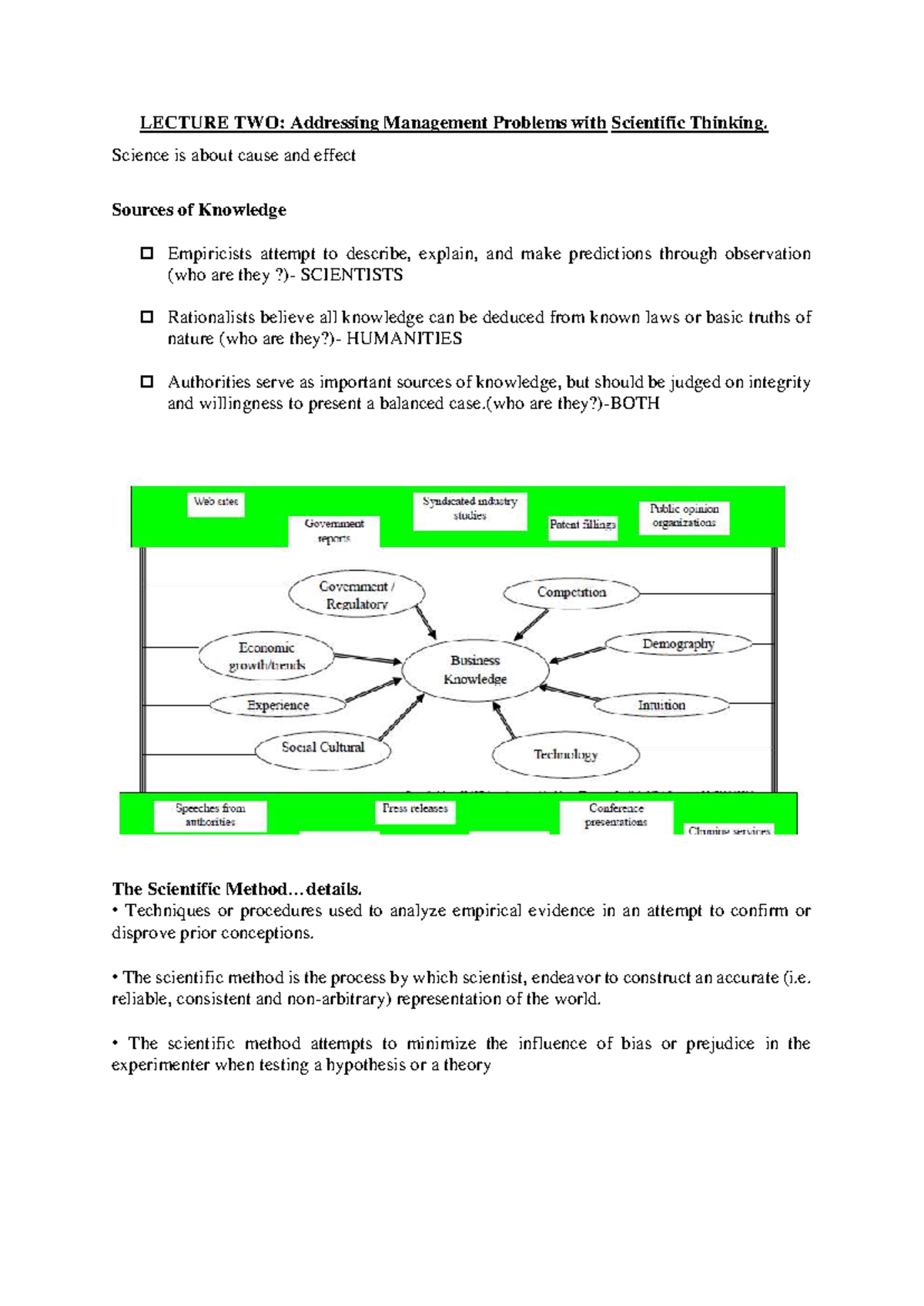 Leccture 2.Addressing management Problems through Researchdocx ...