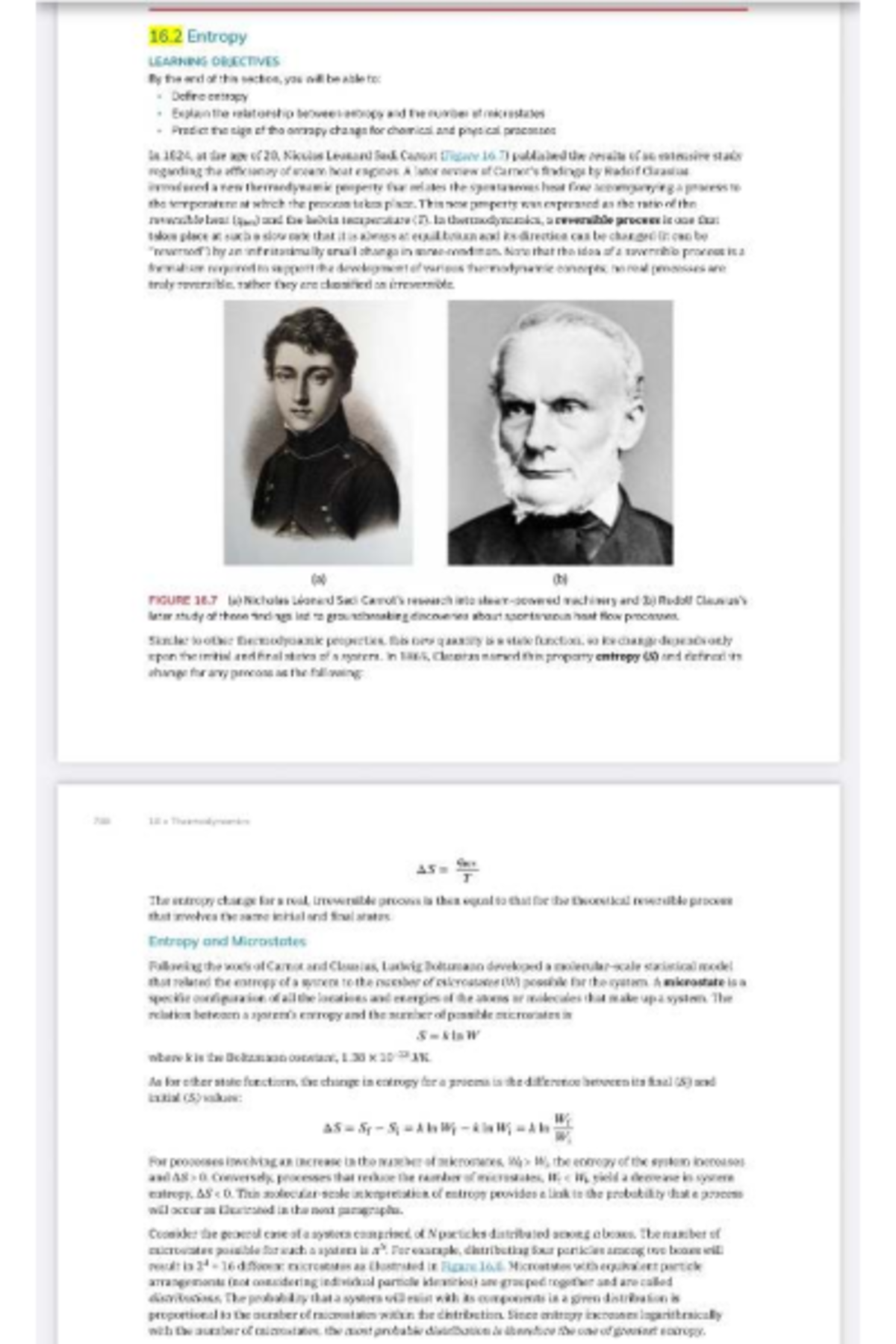 HĐC 2 16 - Understanding Entropy and Microstates in Thermodynamics ...