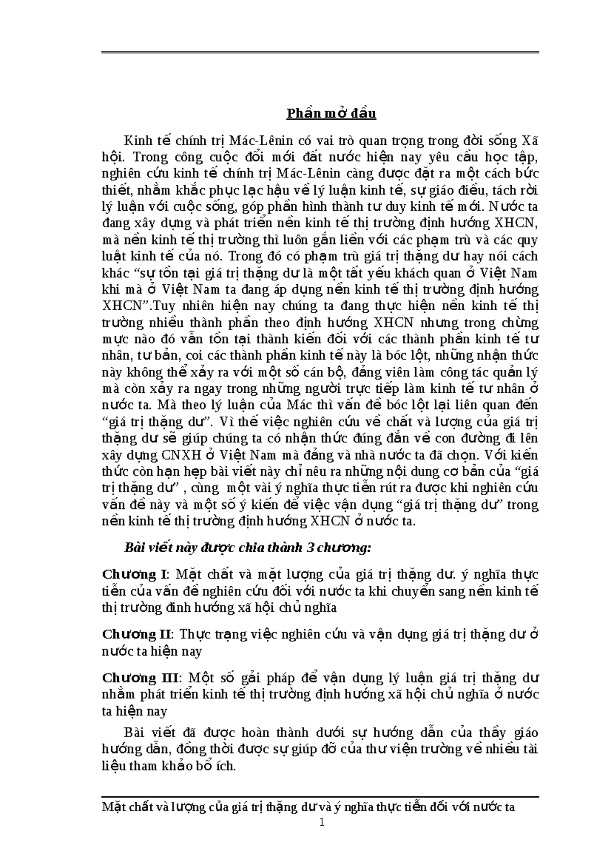 Hoc thuyet gia tri thang du va van dung 4479 - Ph n m đ uầ ở ầ Kinh t ...