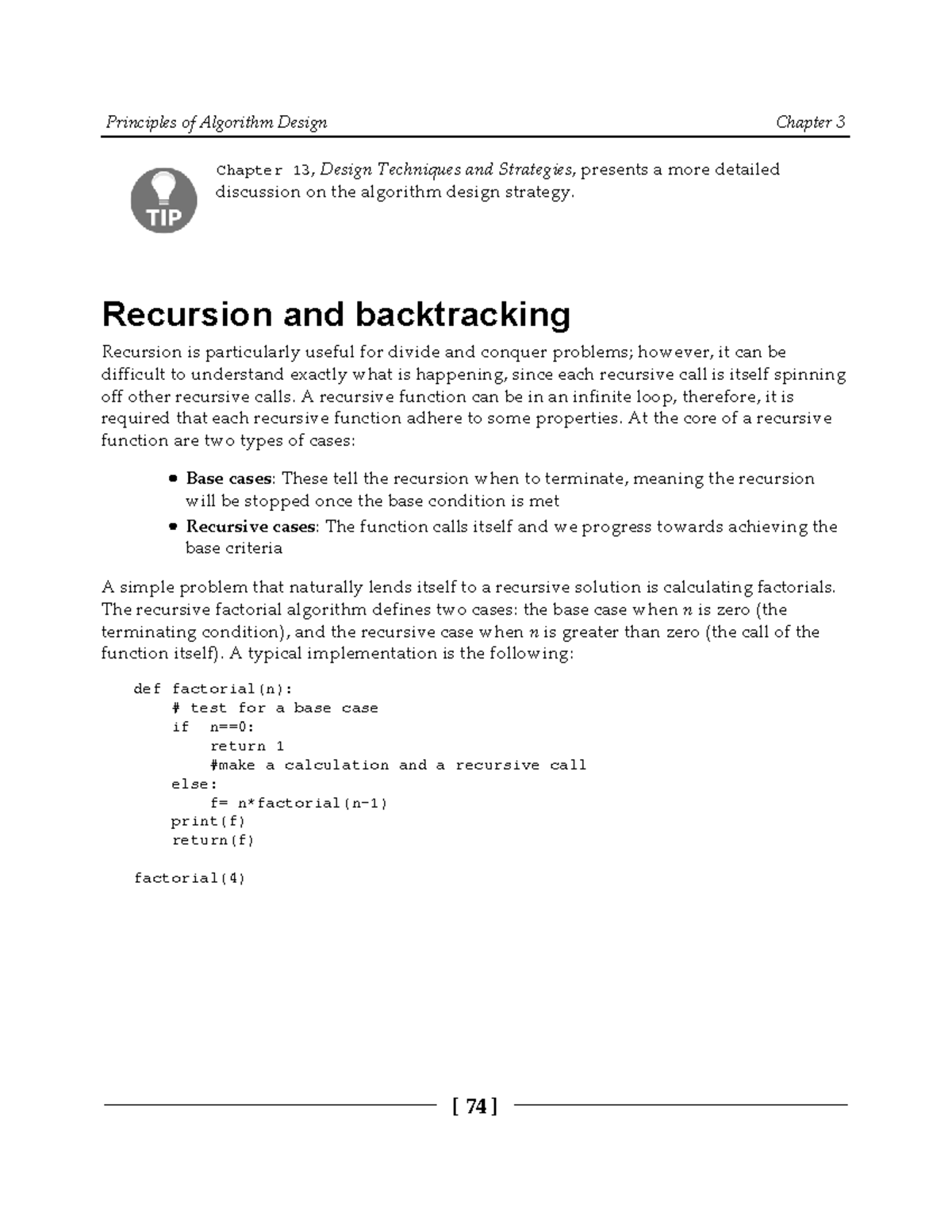Lý Thuyết Đệ Quy và Phương Pháp Backtracking - Chương 3 - Studocu