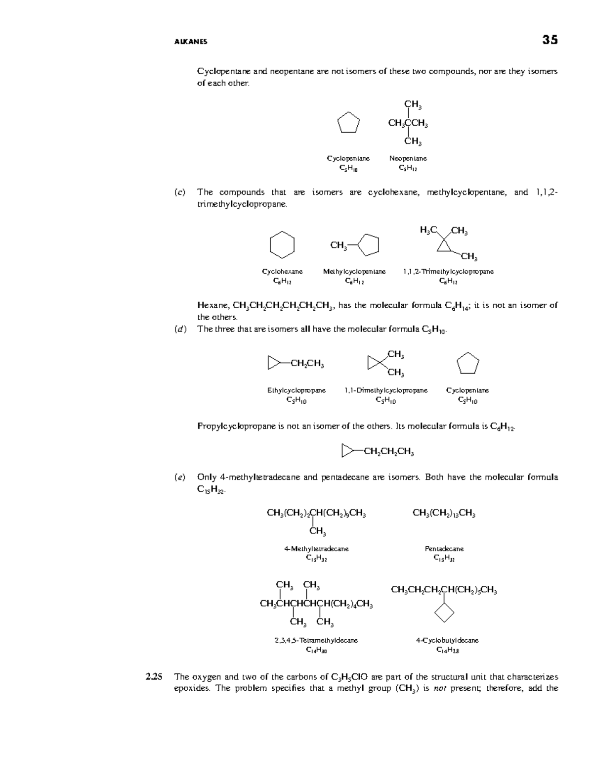 Organic Chemistry 4th Ed: Isomers of Alkanes (2021) - Studocu